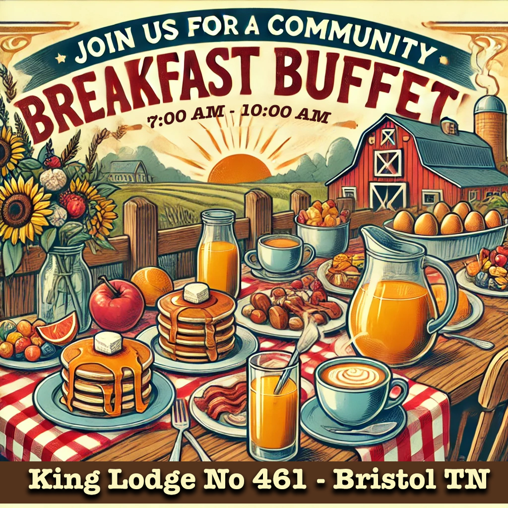 Country Breakfast Buffet - King Lodge No. 461
